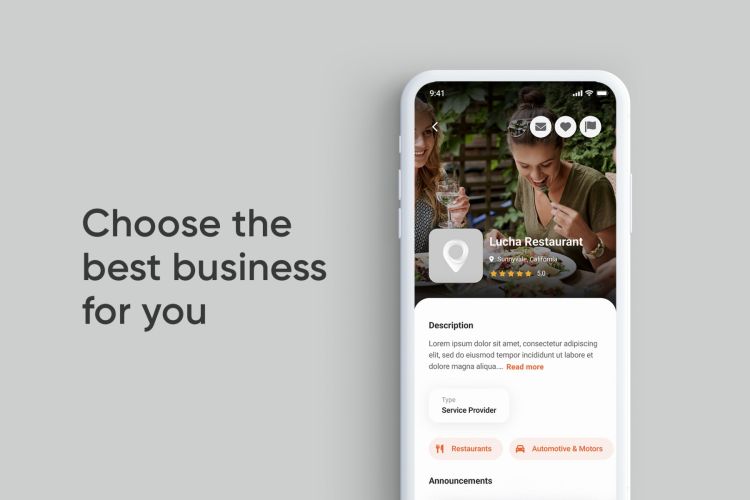 Business directory mobile app Business directory mobile app